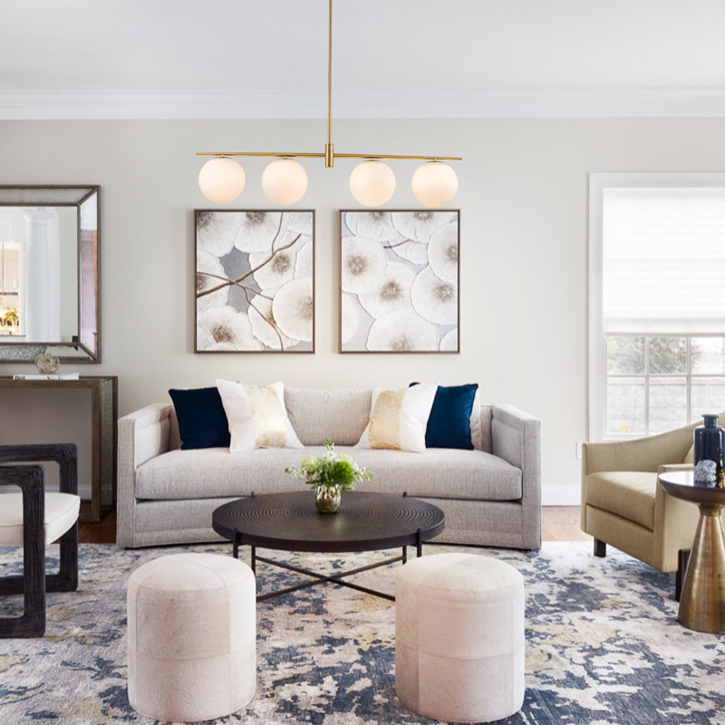 Mercer41 Kaynen 4 - Light Kitchen Island Pendant & Reviews | Wayfair