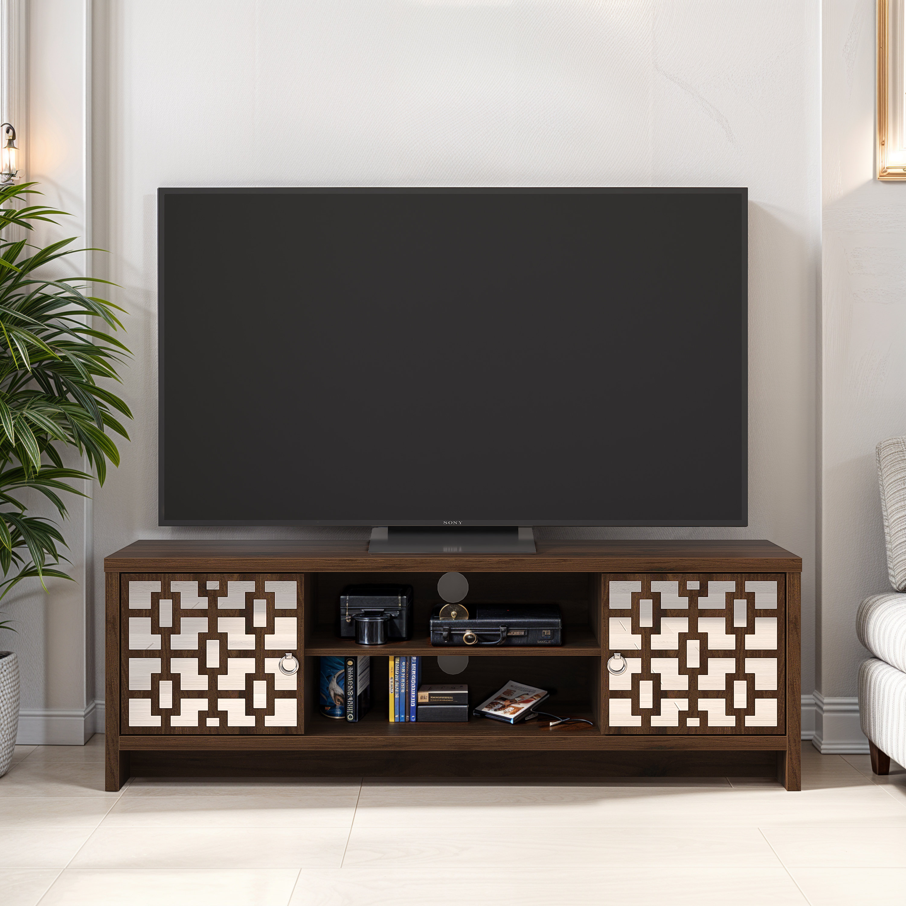 Wildon Home® Cartwright Newark 2 Door TV Stand & Reviews | Wayfair.co.uk