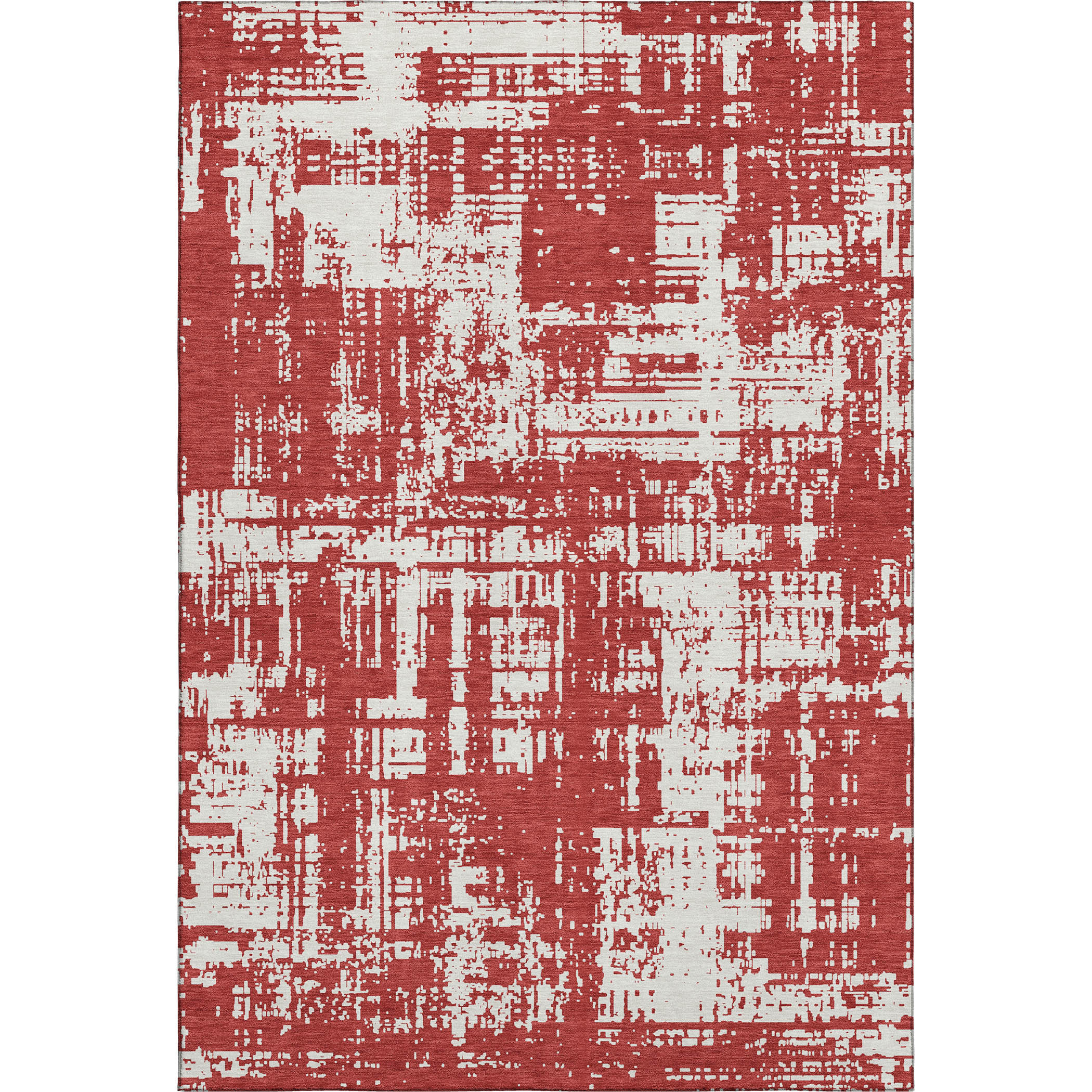 Bungalow Rose Premium Machine Washable Prisco Red Rug | Wayfair