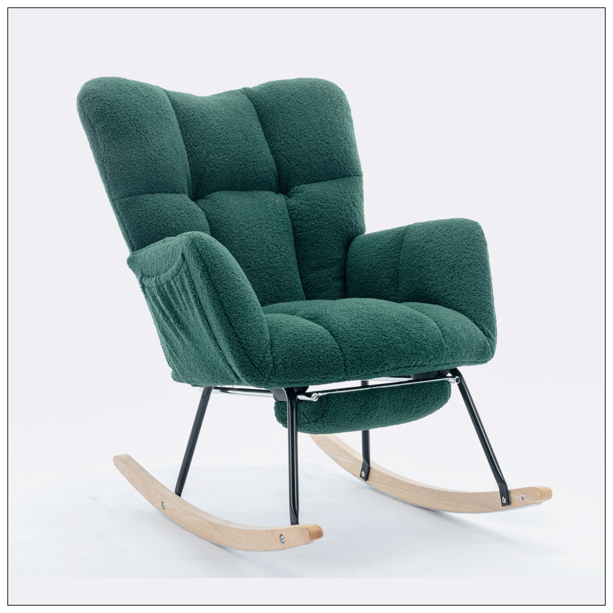 Mercer41 Eloine Teddy Rocking Chair | Wayfair