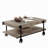 Trent Austin Design Industrial Style Coffee Table With Open Bottom ...