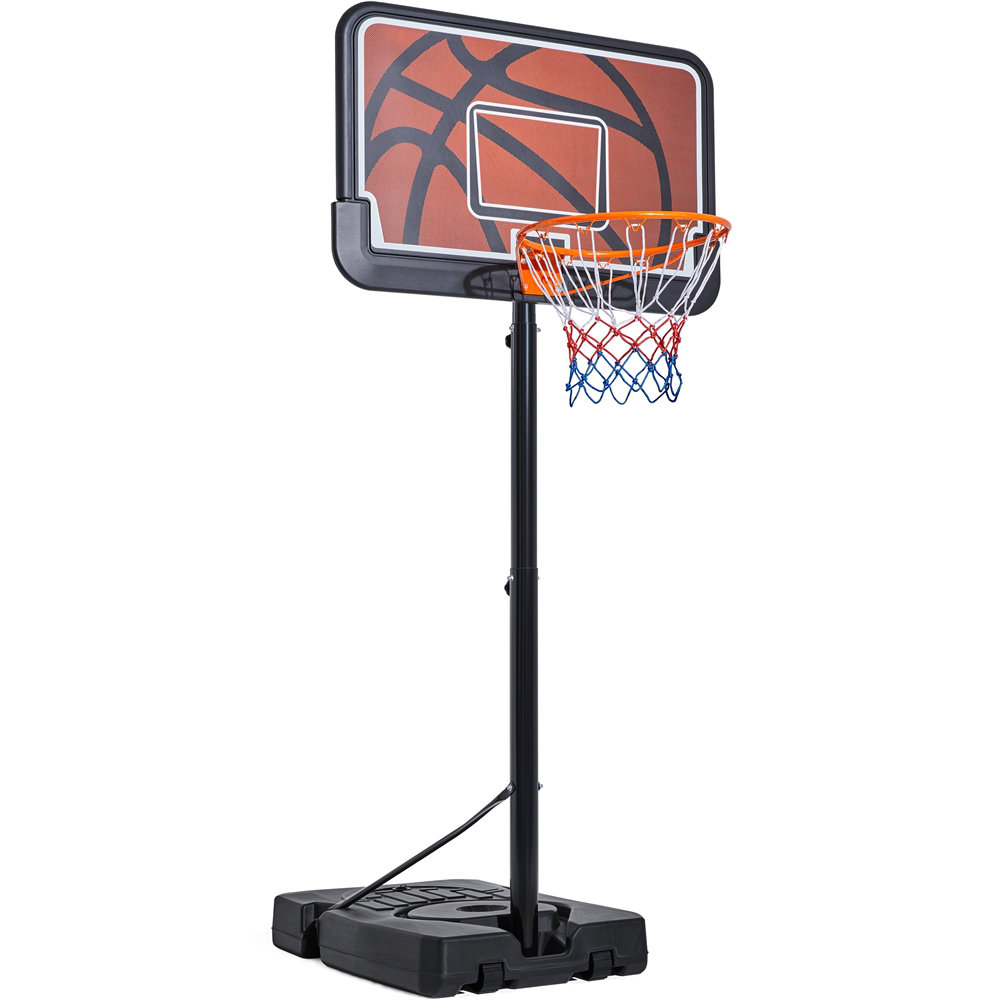 Yaheetech Height Adjustable Metal Portable Full-Size Basketball Hoop ...
