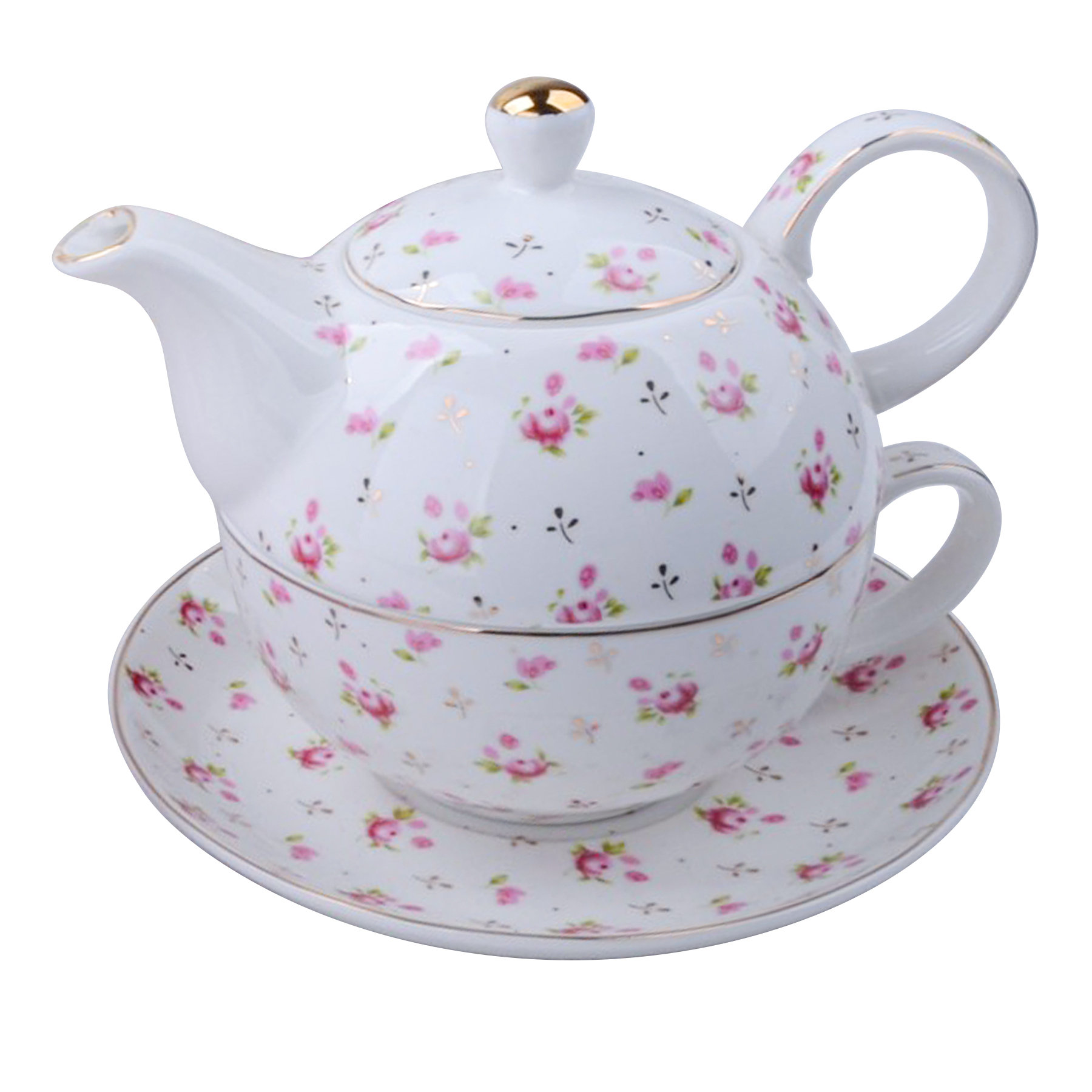 Grace's Tea Ware Porcelain Tea For One Set & Reviews - Wayfair Canada