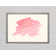 Bright Star Pink Scribble - Single Picture Frame Art Prints on Canvas ...