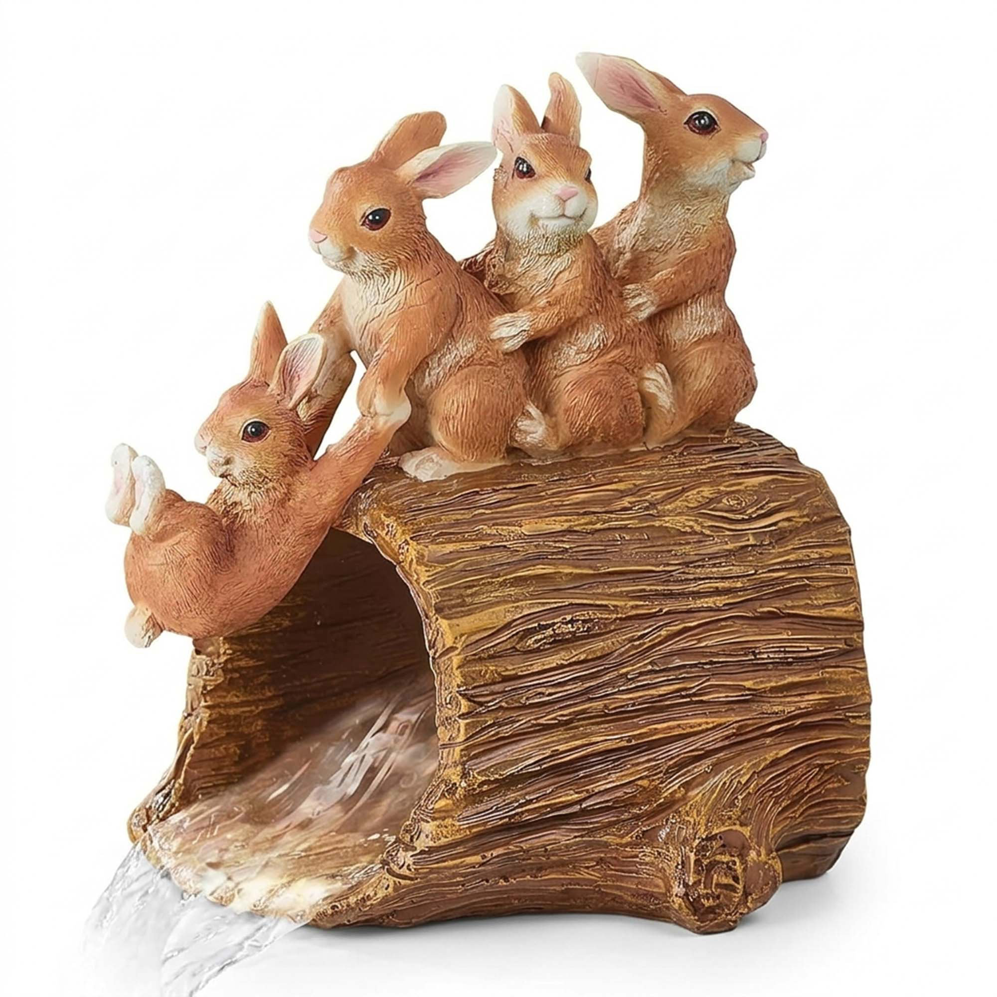 Trinx Rabbit Decorative Gutter Downspout Extension Statue Animal ...