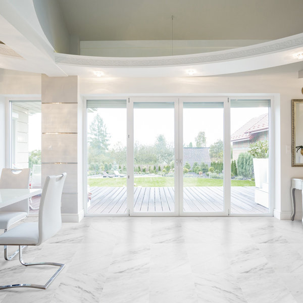 Direct Stone Source Asian Statuary Premium 12" x 24" Marble Wall ...