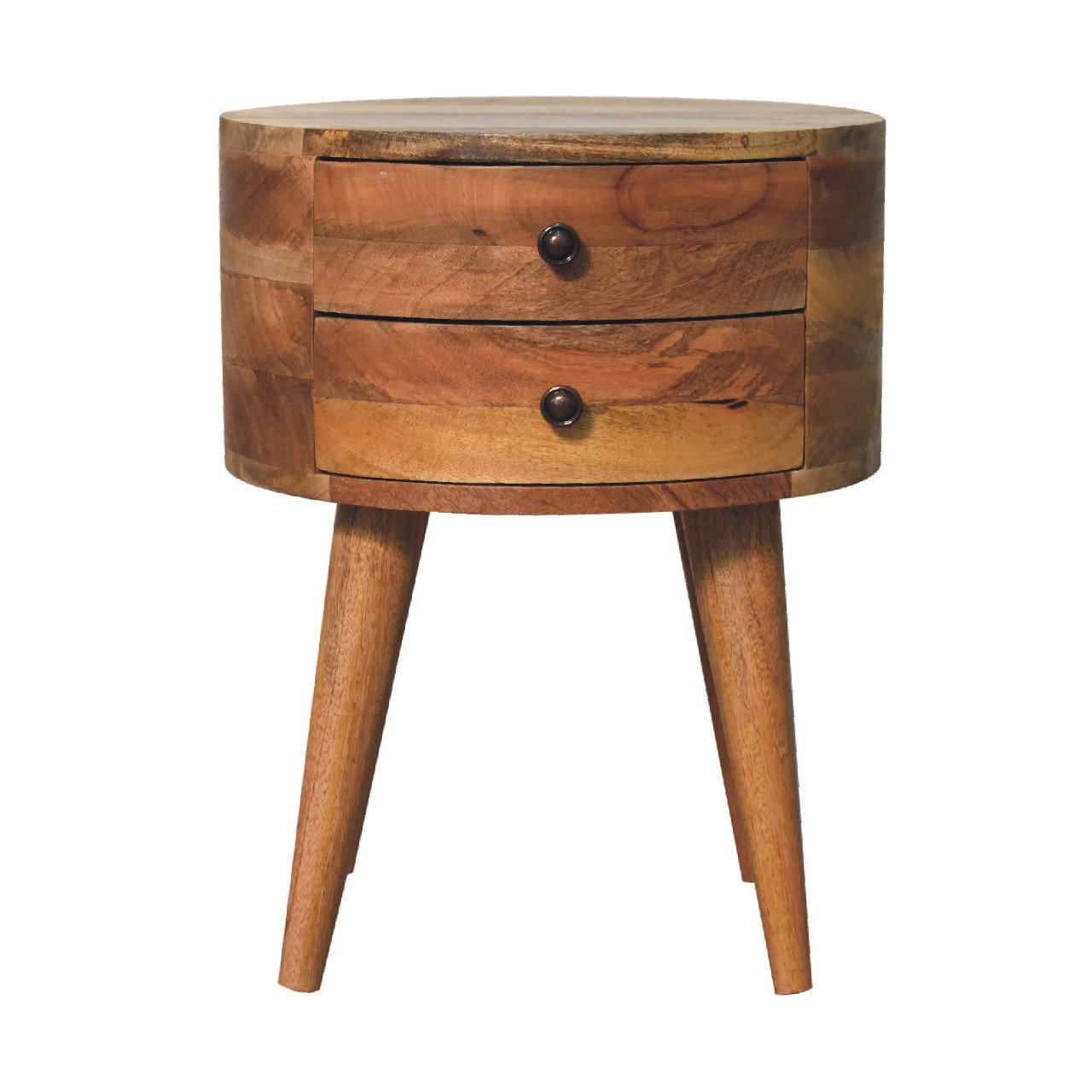Union Rustic Santa 2 Drawer Bedside Table | Wayfair.co.uk