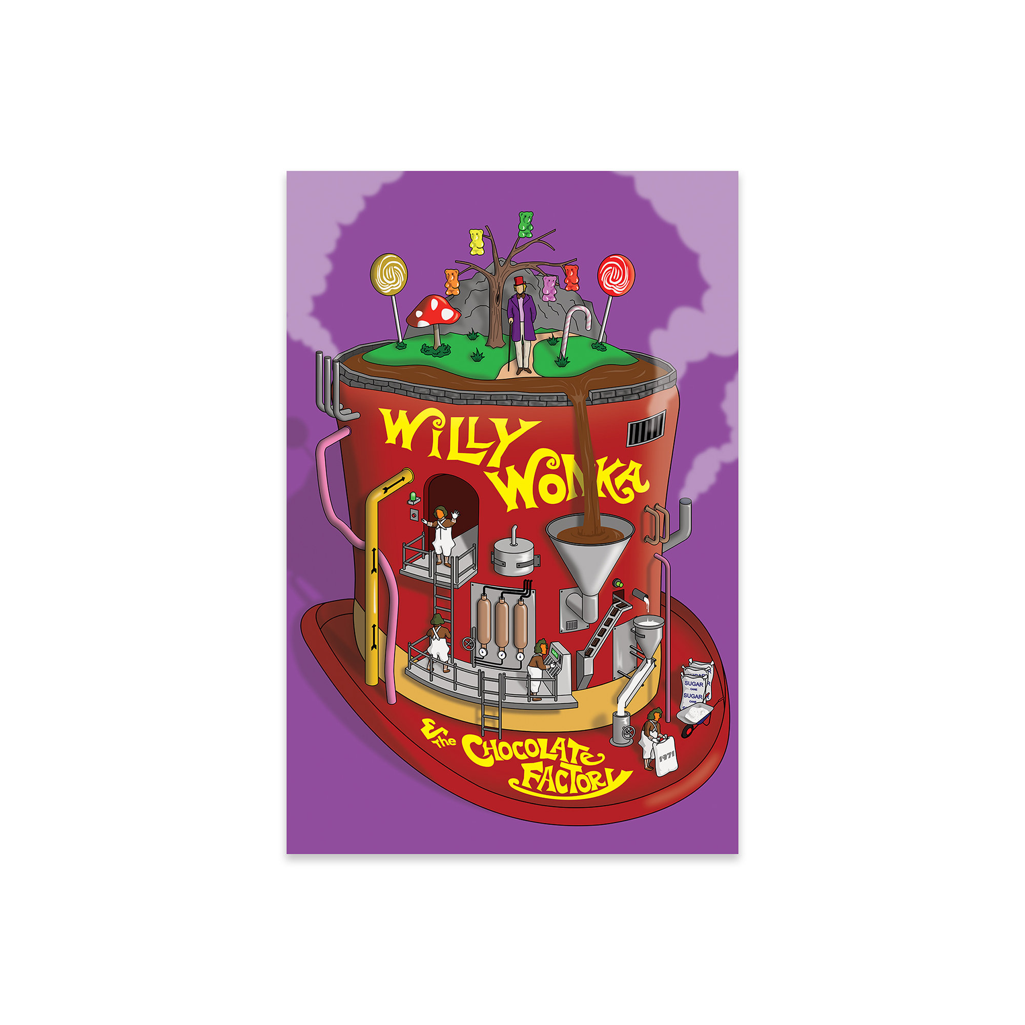 Trinx Willy Wonka Print On Acrylic Glass - Wayfair Canada