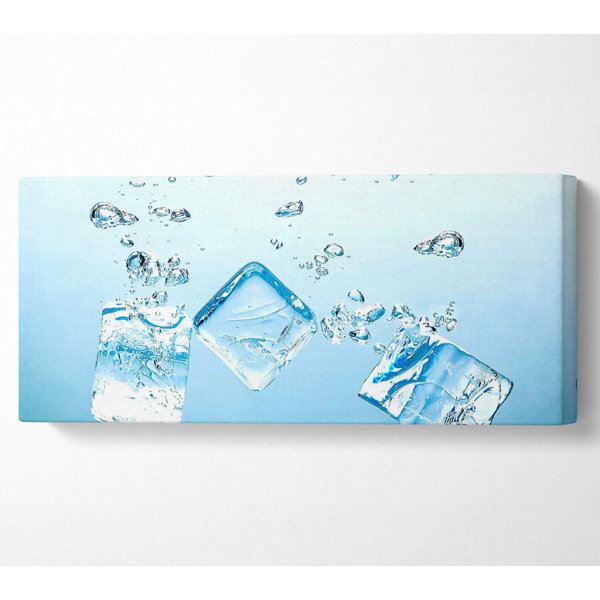 Latitude Run Ice Cubes Bubbles - Wrapped Canvas Art Prints | Wayfair.co.uk