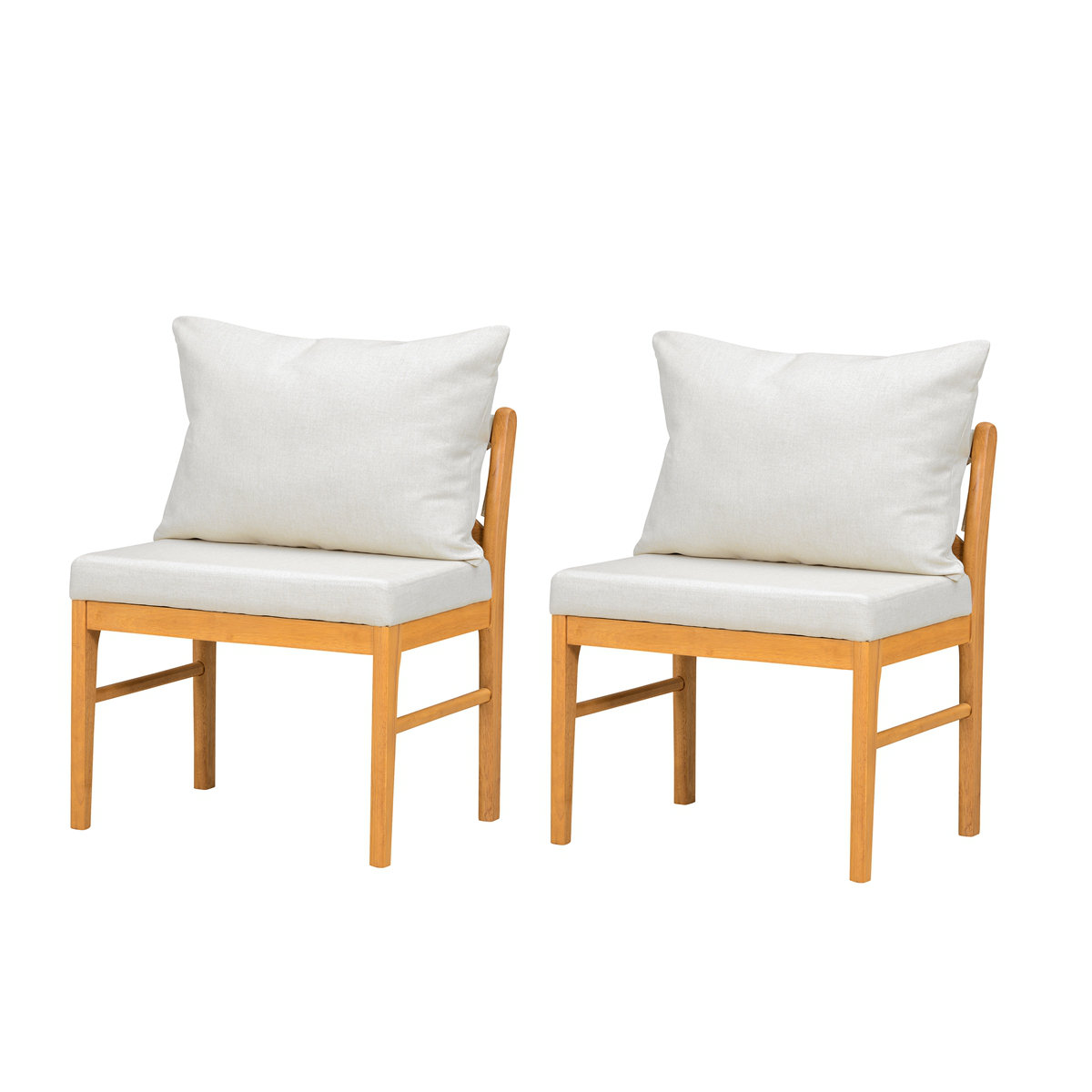 Ophelia & Co. Farmhouse Modern Dining Chairs Set Of 2 | Wayfair