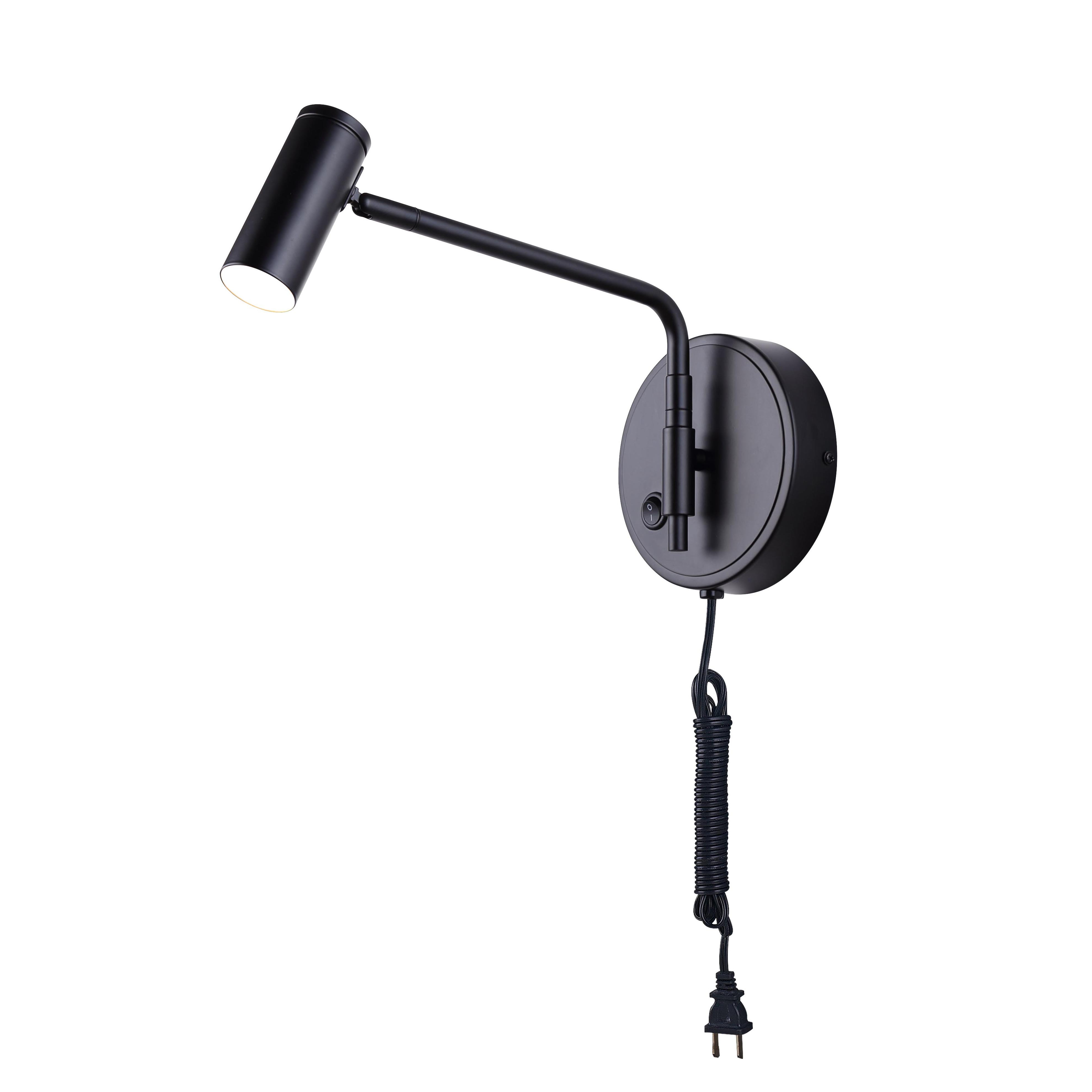 Latitude Run® Gavins Metal LED Plug-in Spotlight | Wayfair