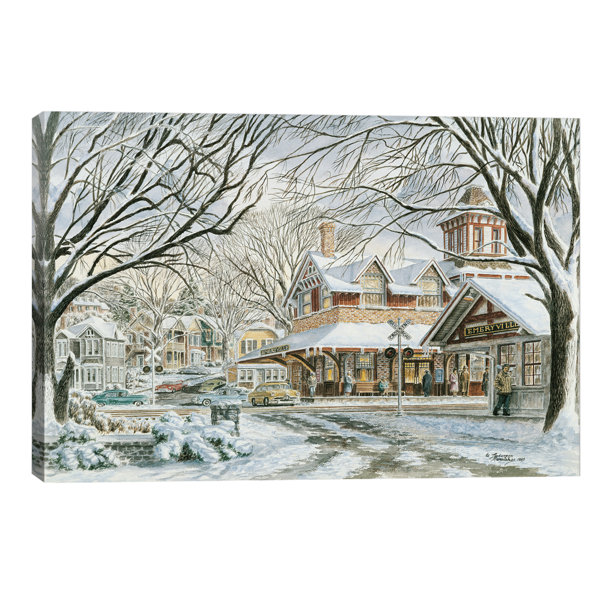 The Seasonal Aisle Waiting For The 4:15 by Stanton Manolakas - Print on ...