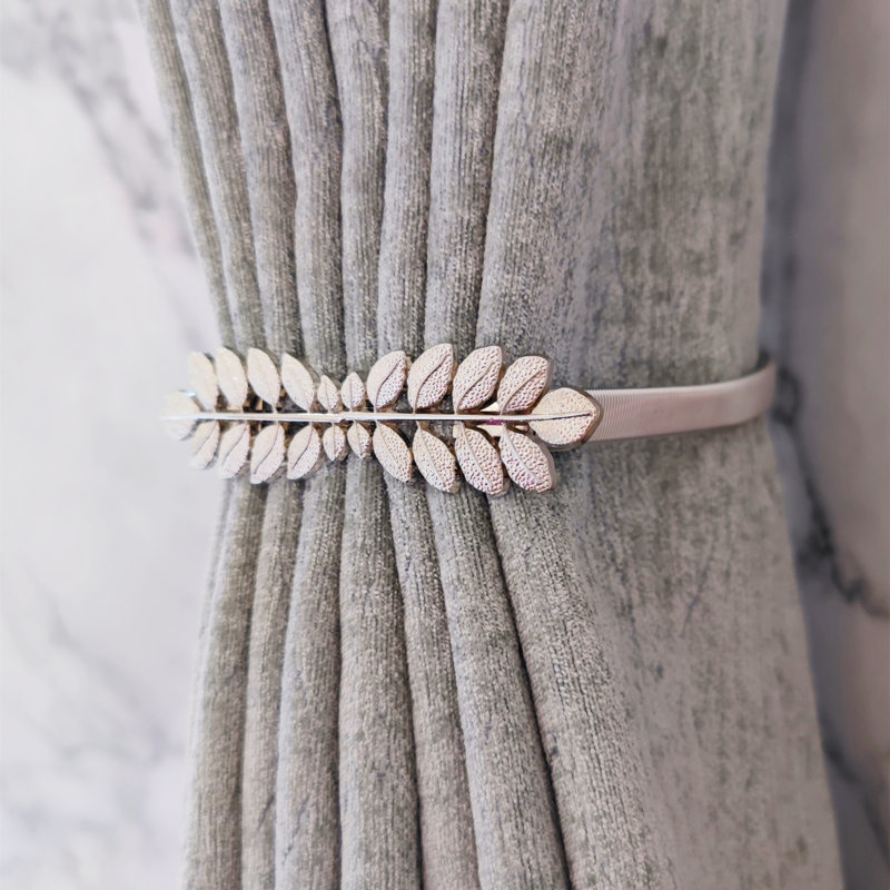 Visionary Home Decorative Curtain Tiebacks (Set Of 2) - Silver ...