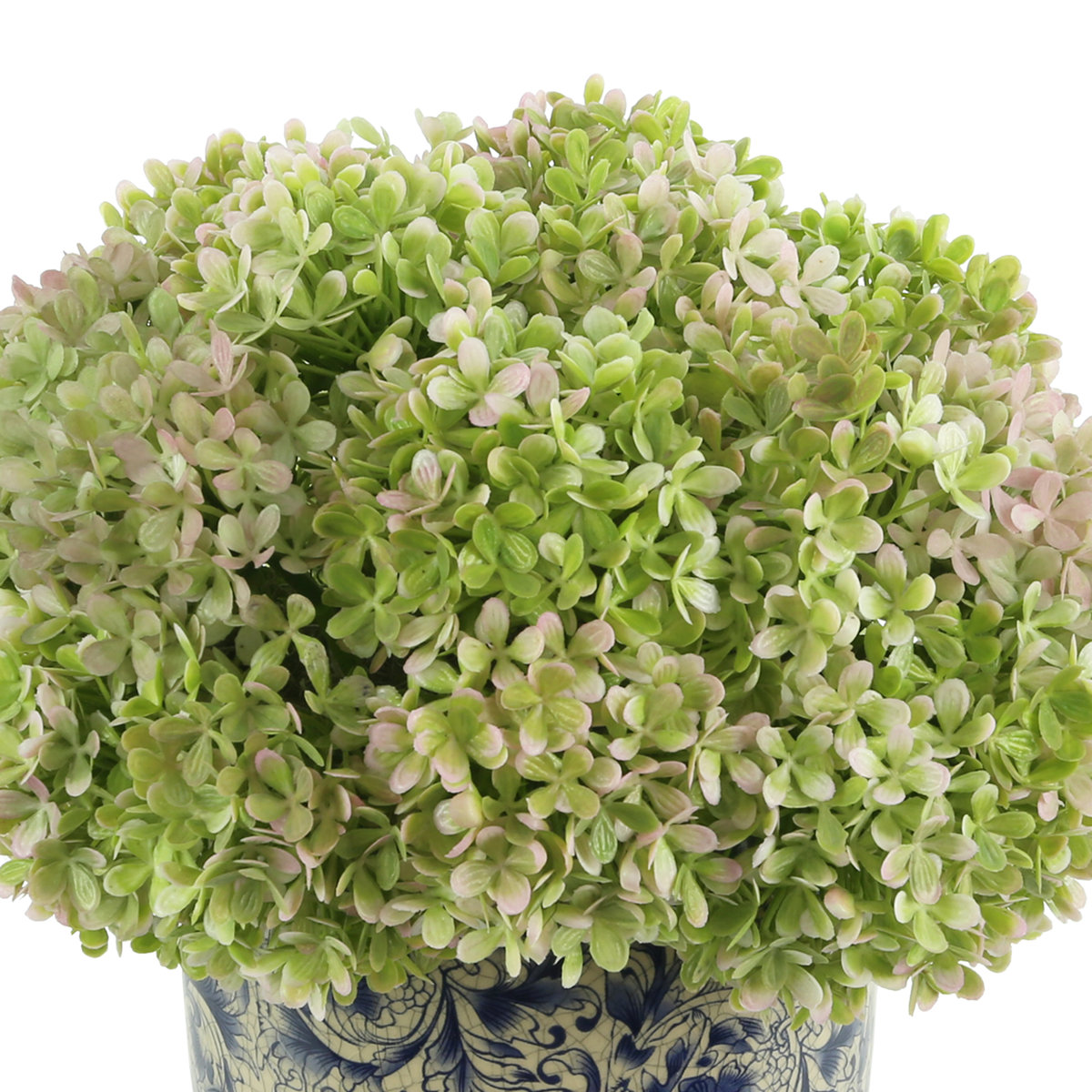 Creative Displays, Inc. Snowball Hydrangea in Decorative Ceramic Vase ...