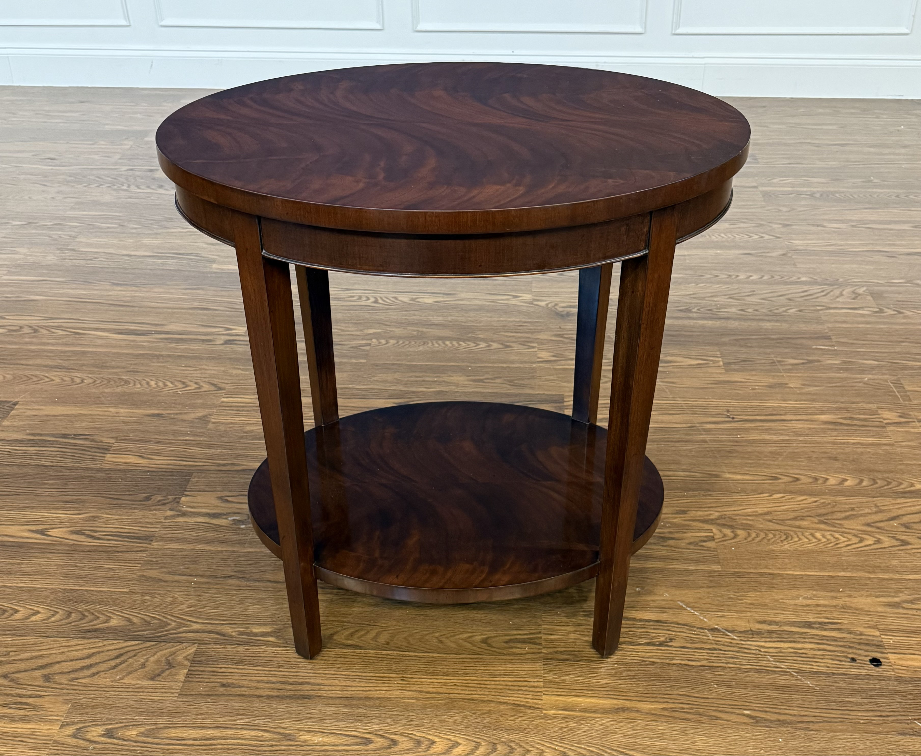 Leighton Hall Furniture Oval Mahogany End Table - Wayfair Canada