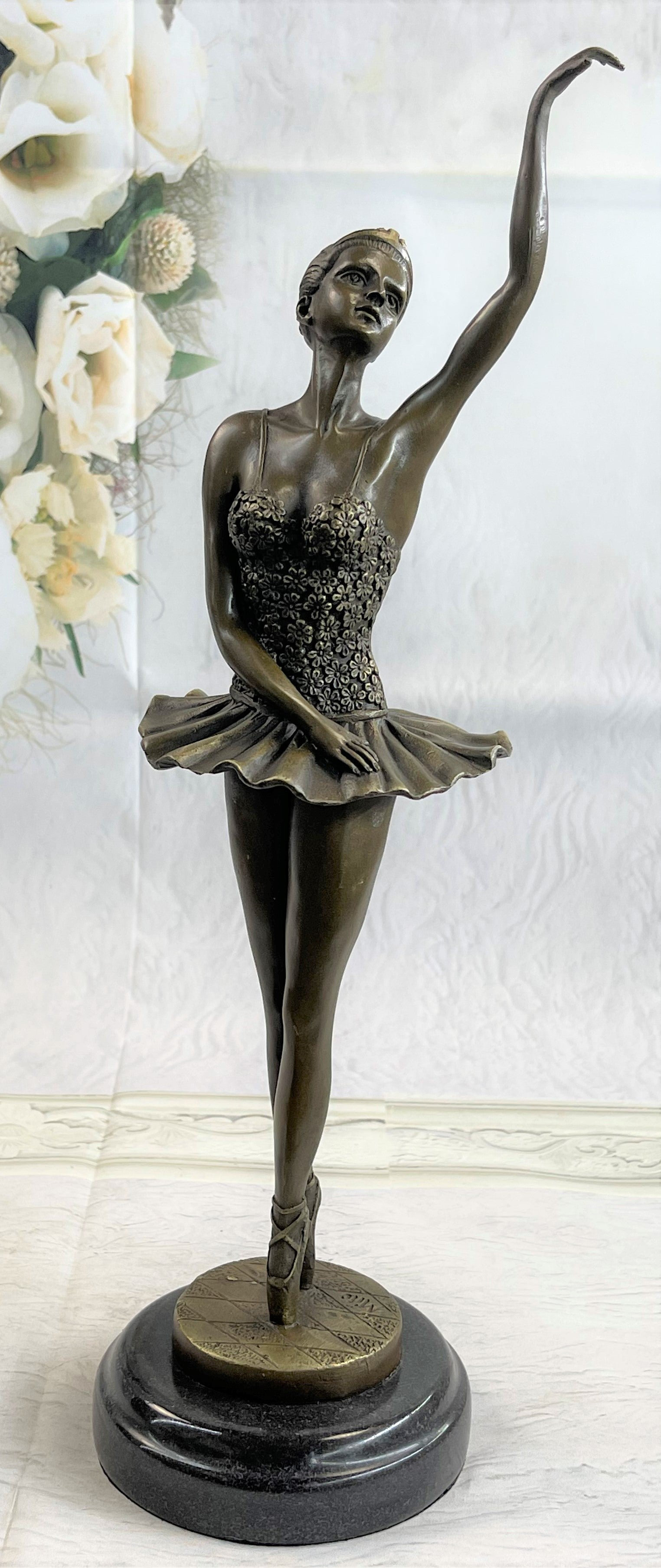 Rosdorf Park Bristyn Prima Ballerina Ballet Dancer Girl Bronze Figure ...