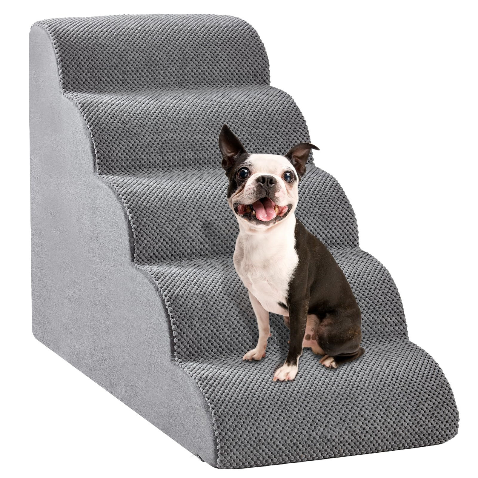 Latitude Run® 5 Steps Pet Stairs Dog Steps for Bed Couch | Wayfair