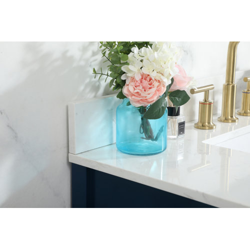 Joss & Main Felicity 36'' Single Bathroom Vanity with Engineered Marble ...