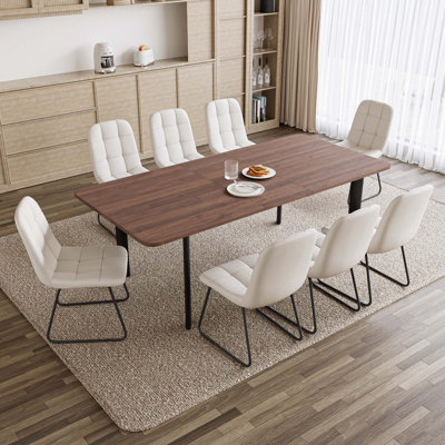 beige dining room set
