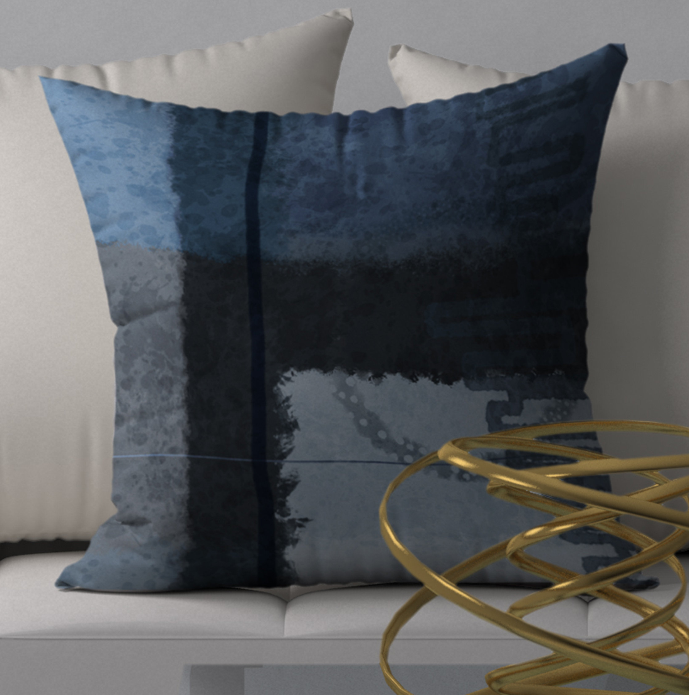 LeRoi Products Coy Irresistible Decorative Square Pillow Cover & Insert ...