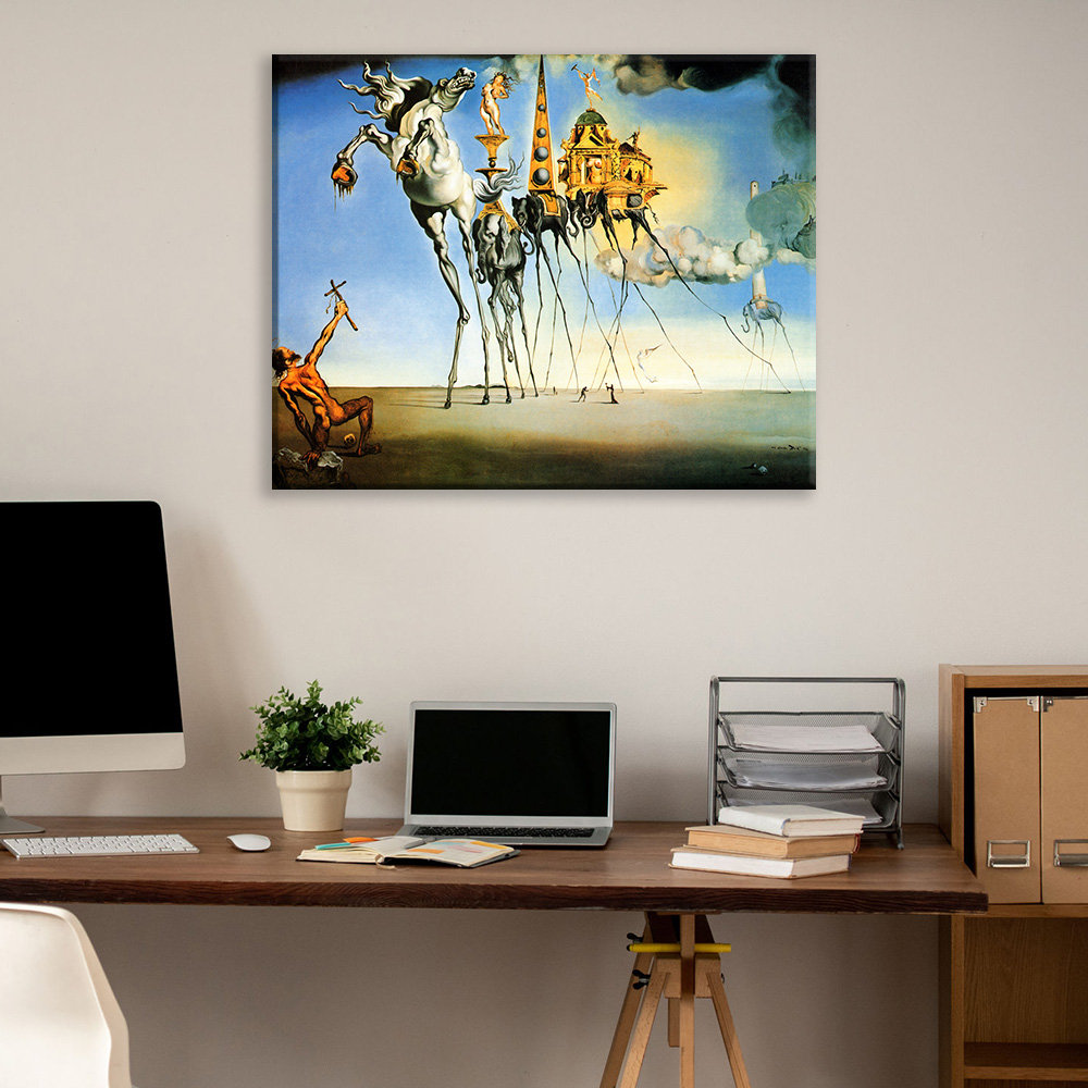 Lark Manor «Temptation of St. Anthony» par Salvador Dali, toile tendue ...