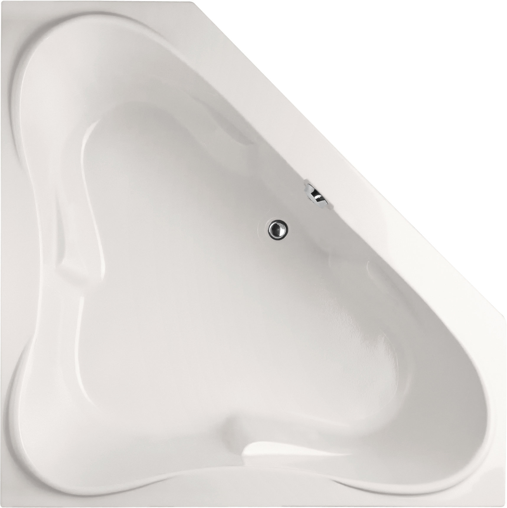 Hydro Systems Designer 60'' x 60'' Corner Air Acrylic Bathtub | Wayfair