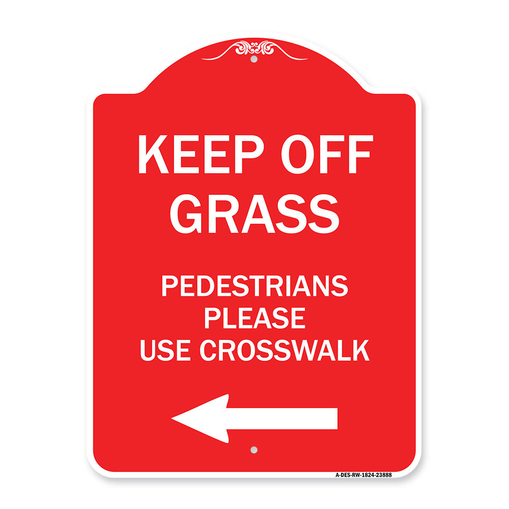 Signmission Designer Series Sign - Lawn Boss Sign Stake Kit/23888 | Wayfair