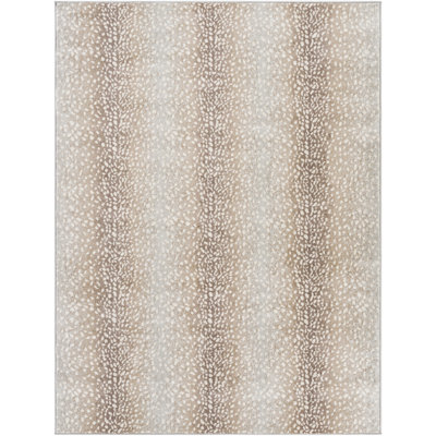 Mercer41 Angelick Camel/Light Gray Area Rug & Reviews | Wayfair