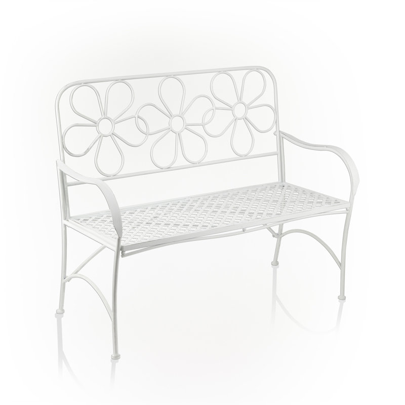 Red Barrel Studio® Metal Outdoor Bench & Reviews | Wayfair