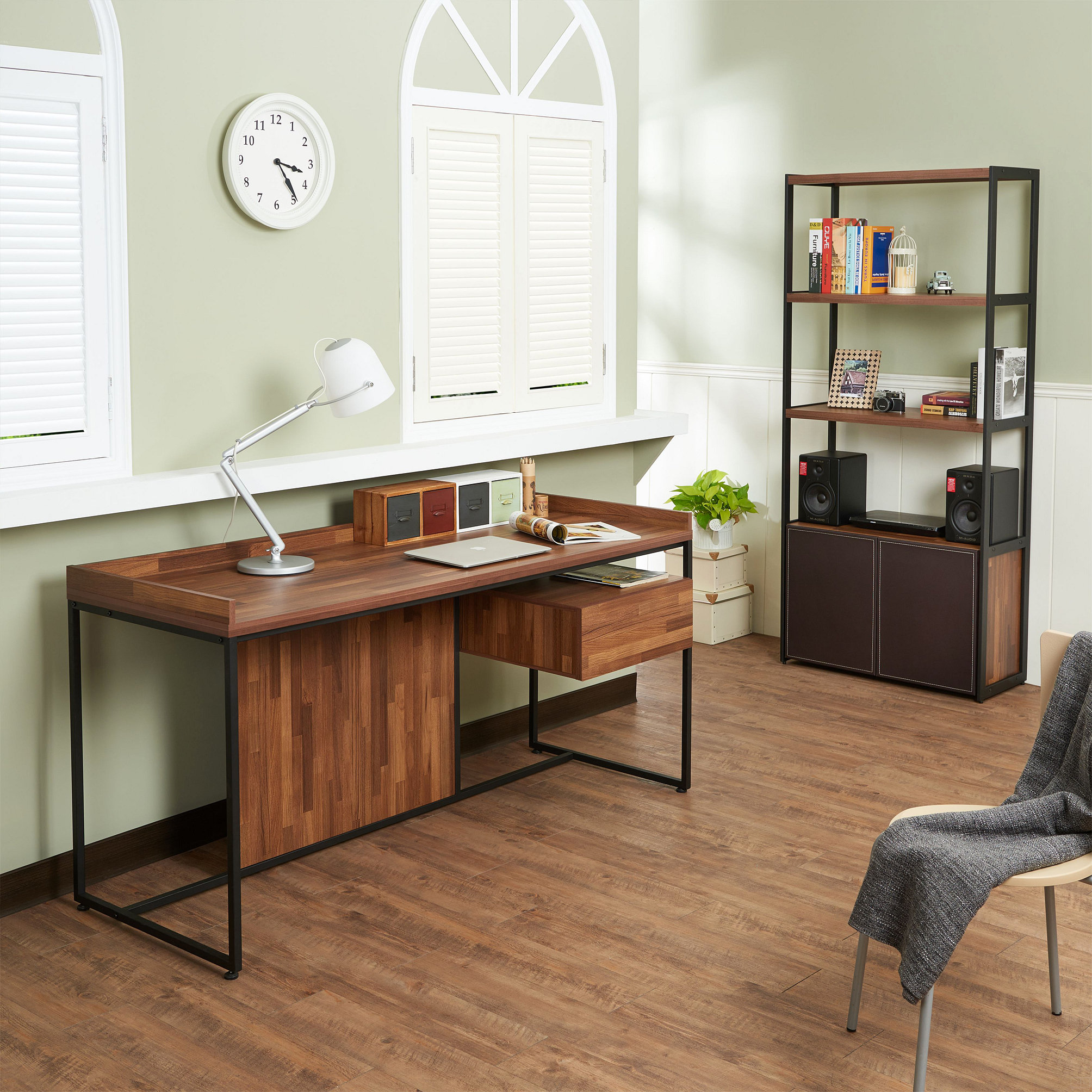 17 Stories 1-Drawer Writing Desk - Wayfair Canada