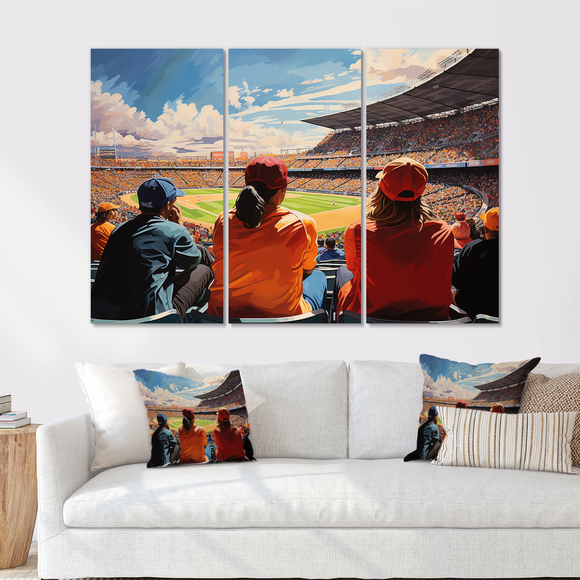 Grovelane Stadium Echoing Ovation I - Stadiums Wall Decor Set | Wayfair