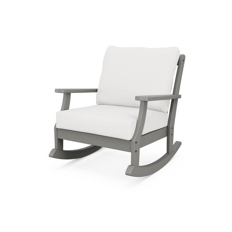 POLYWOOD® Braxton Deep Seating Rocking Chair & Reviews | Wayfair