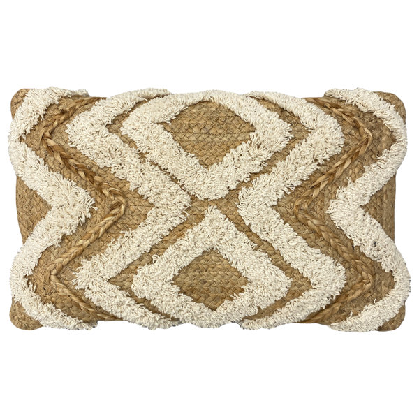 furn. Geometric Rectangular Lumbar Cushion Cushion Cover | Wayfair.co.uk