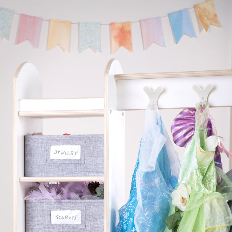 Guidecraft EdQ Essentials Dress-up Storage with Bins | Wayfair