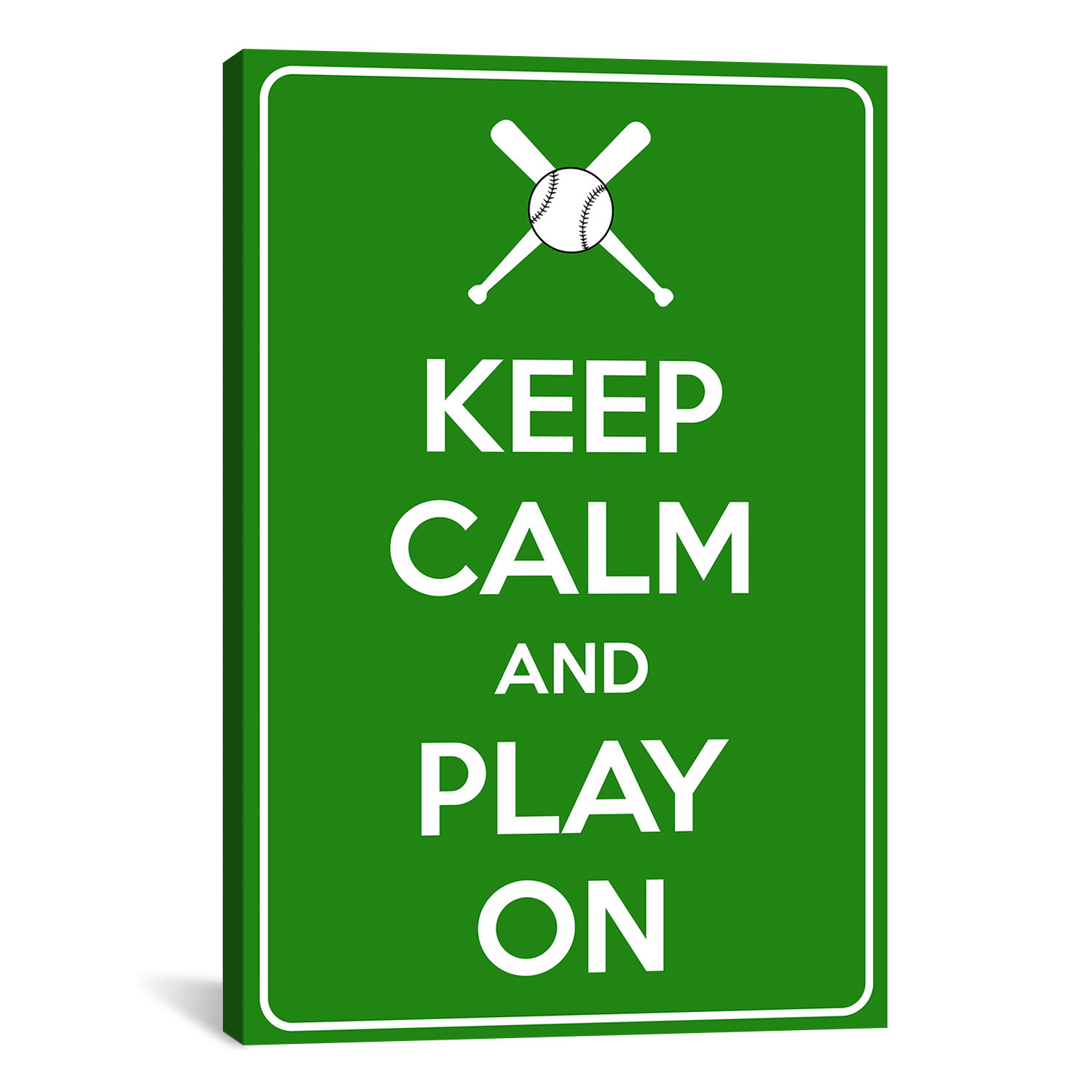 Winston Porter Keep Calm and Play on Graphic Art on Canvas - Wayfair Canada