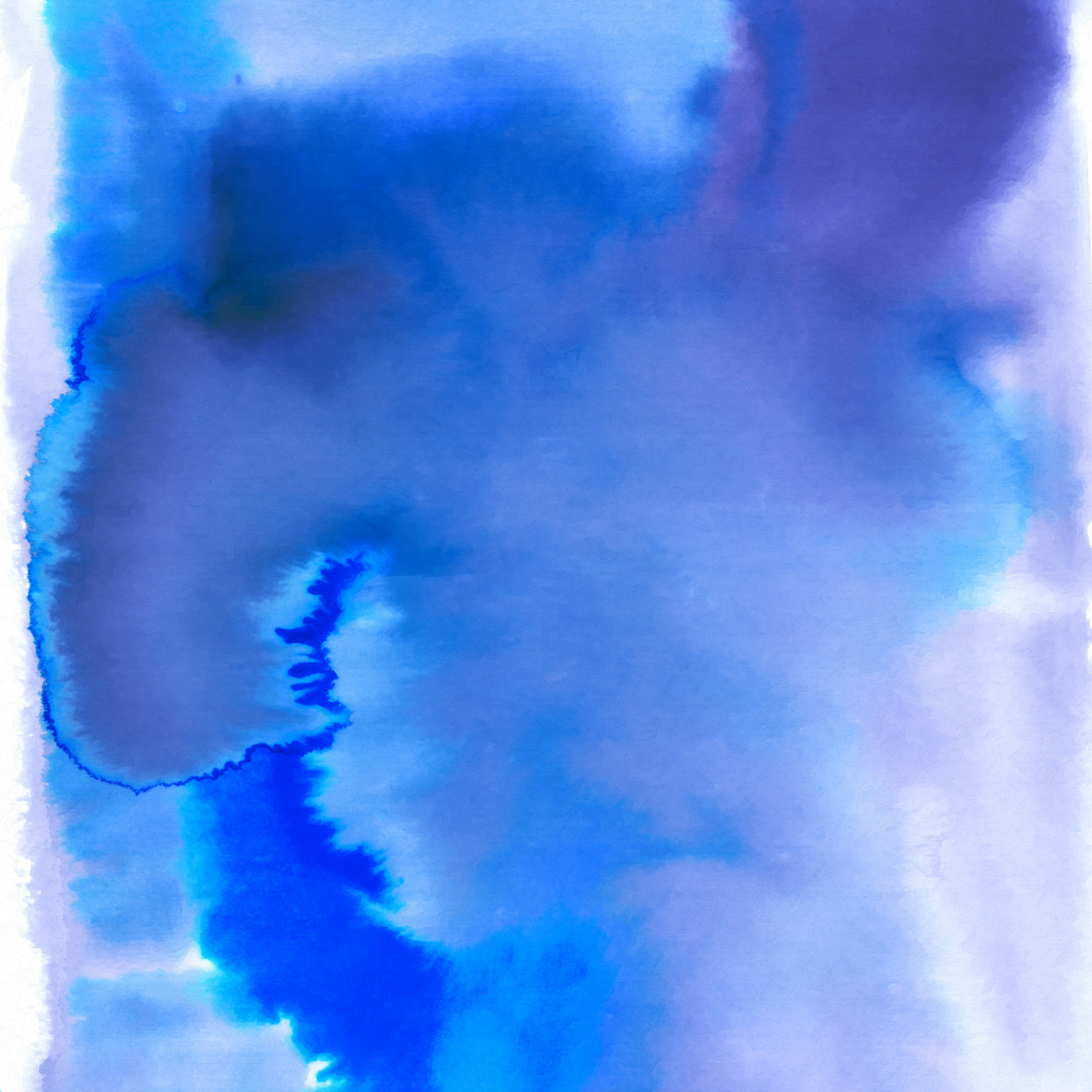 Orren Ellis Aquarelle Blue | Wayfair