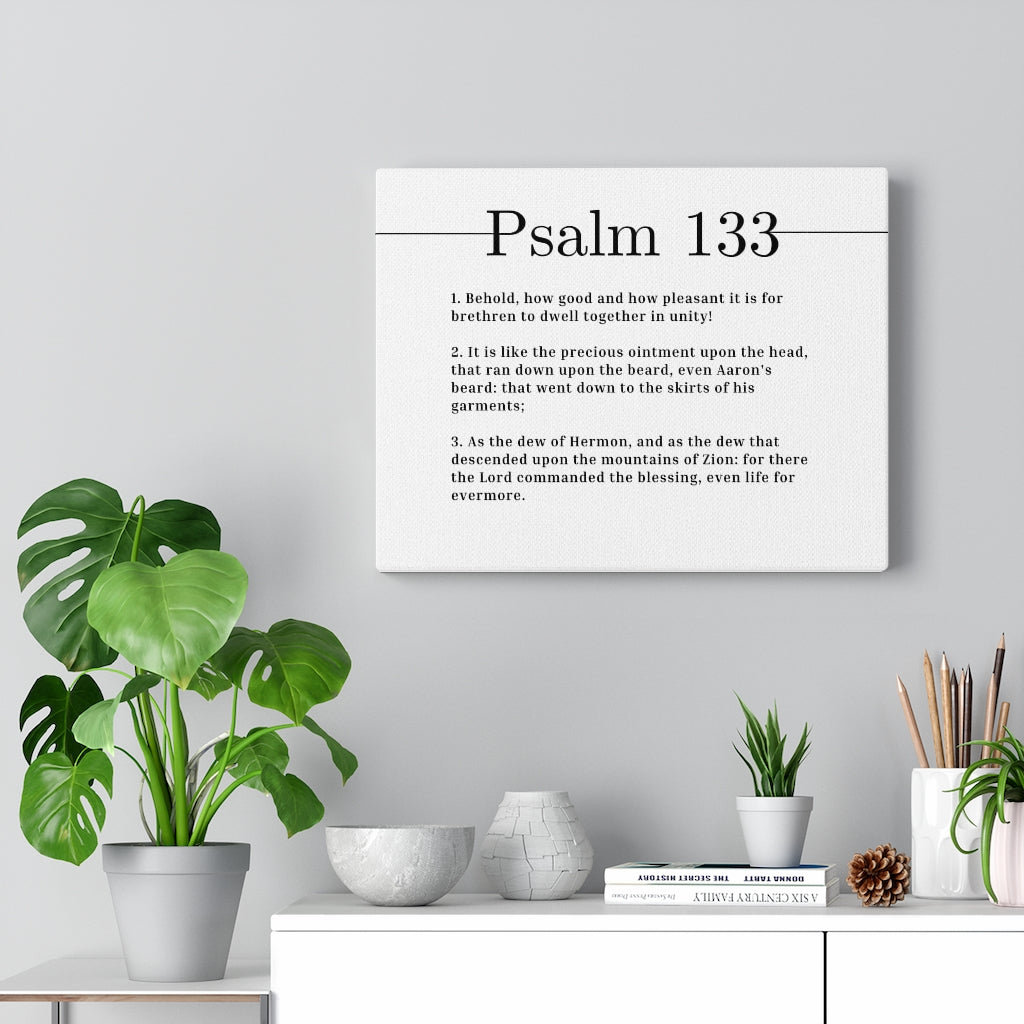 Trinx Dwell Together In Unity Psalm 133 Christian Wall Art Bible Verse ...