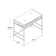 Ebern Designs Glass Top Metal Base Computer Desk & Reviews | Wayfair