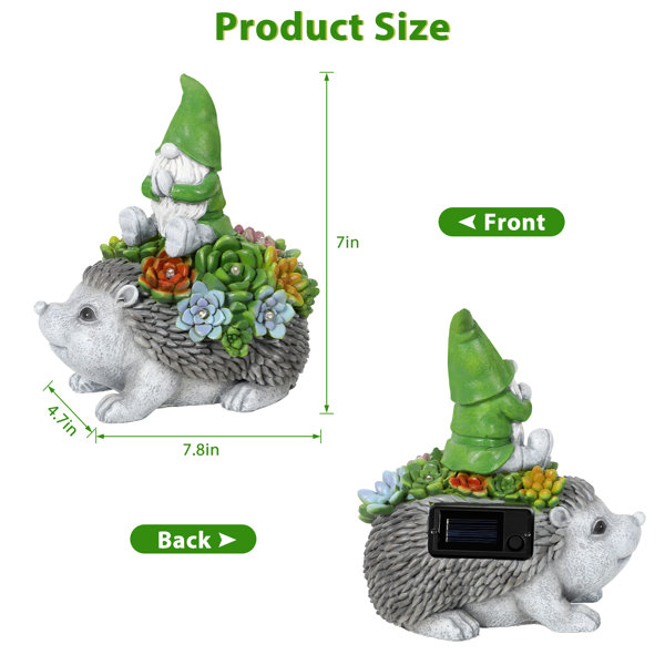 Arlmont & Co. Sefedin Hedgehogs Fairy Garden & Reviews | Wayfair