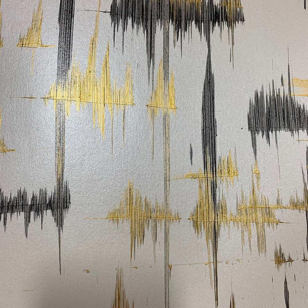 Stanton Gray Maxine Heartbeat 18' L x 27" W Paintable Wallpaper Roll ...