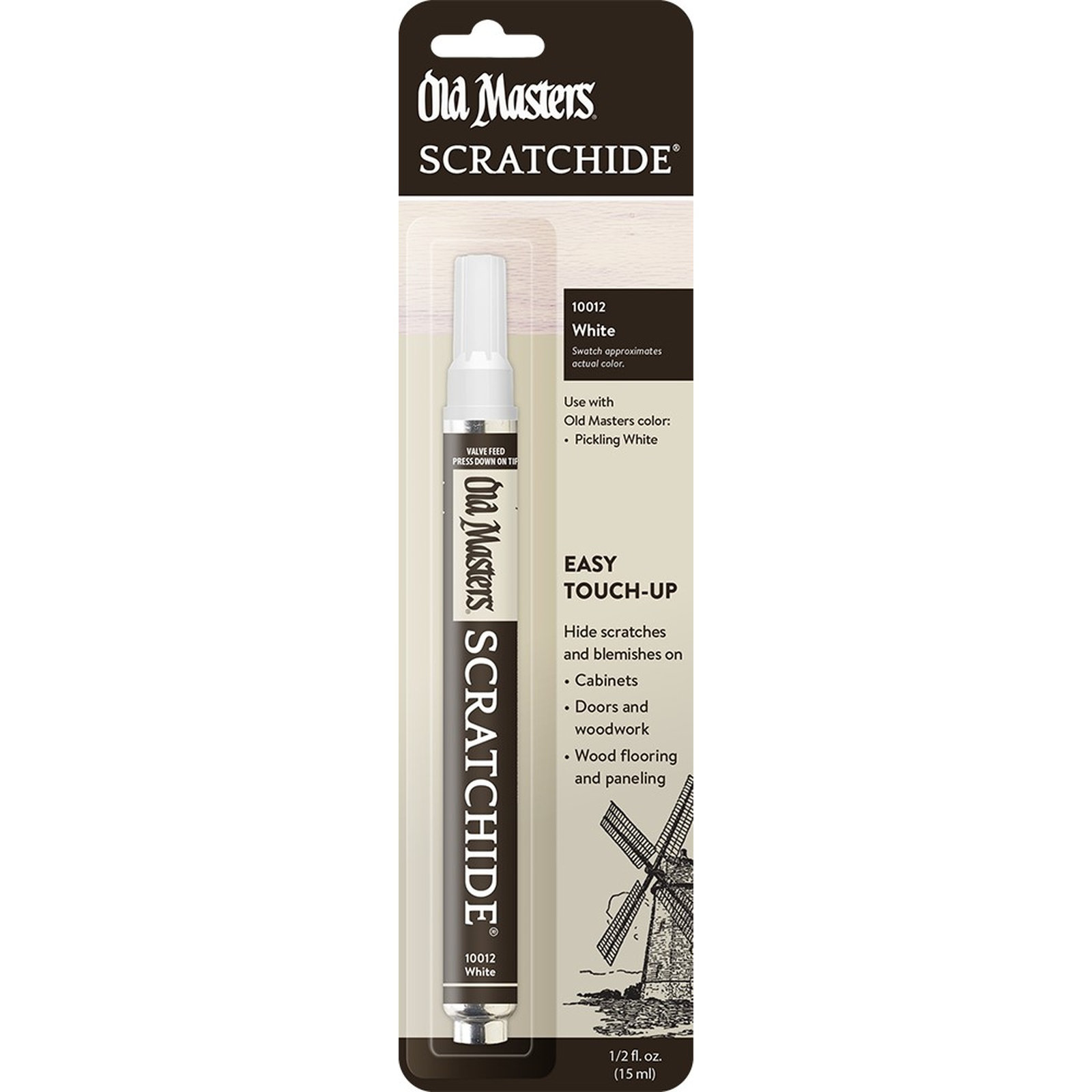 FixtureDisplays Old Masters 10012 White Scratchide Pen-1PK | Wayfair