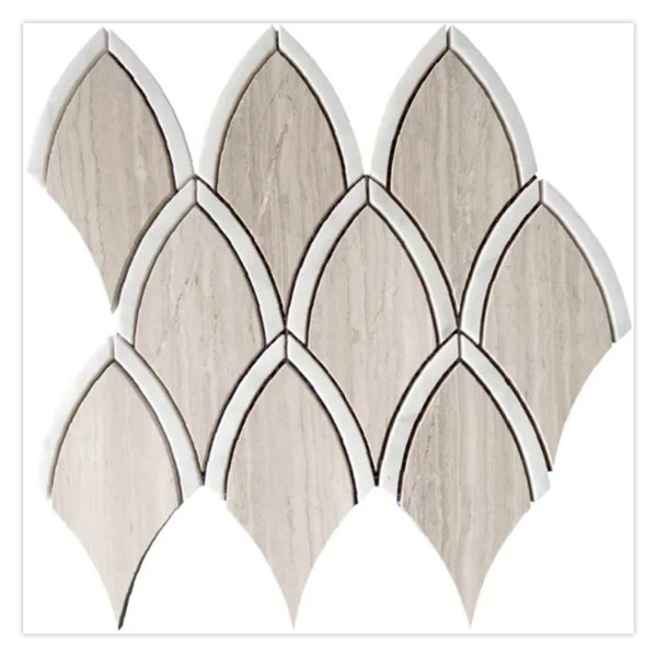 Fish Scale Floor Tiles & Wall Tiles You'll Love | Wayfair