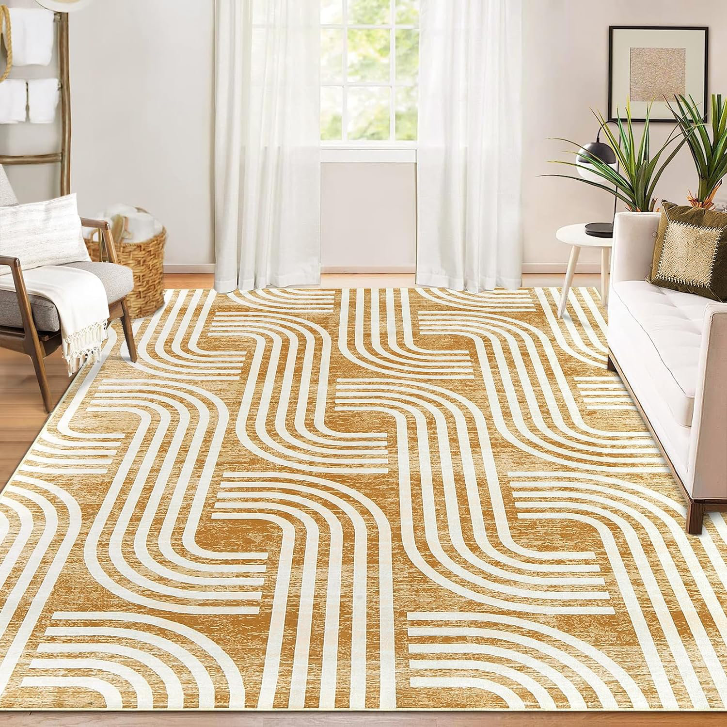 Latitude Run® Machine Washable Rugs Soft Living Room Rugs - Wayfair Canada