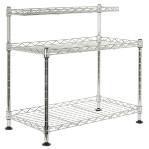 Latitude Run® Marcel Chrome Wire Shelving Rack "& Reviews" | Wayfair