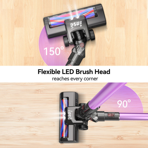 INSE N600 Cordless Bagless Stick Vacuum & Reviews | Wayfair