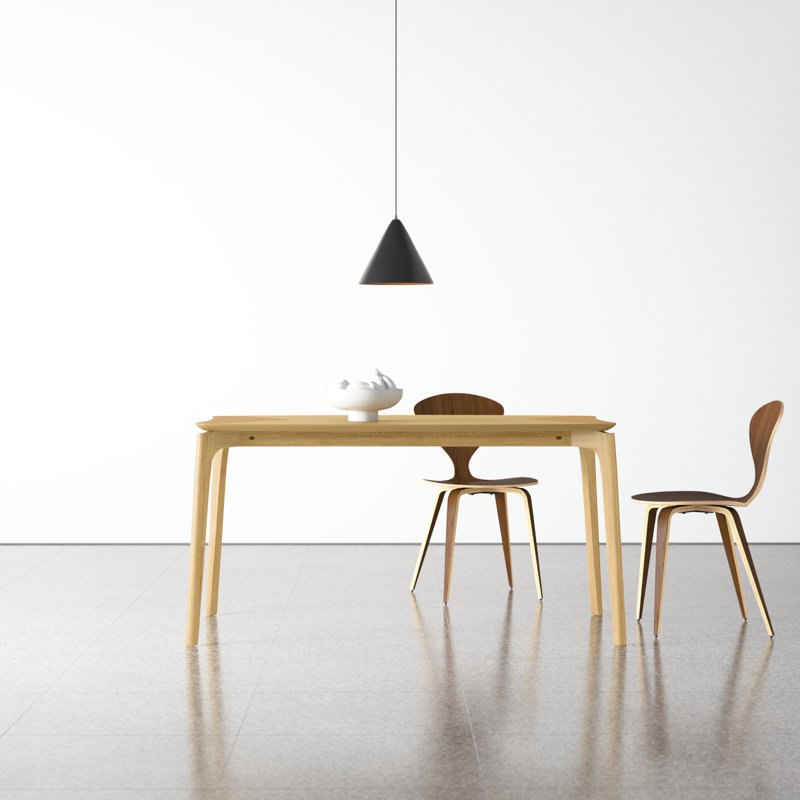 AllModern Jennings Solid Wood Base Dining Table & Reviews | Wayfair