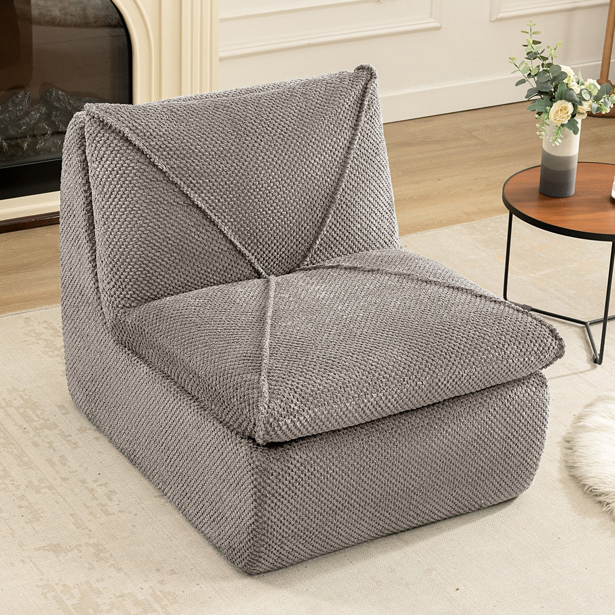 Latitude Run® 29.1''W Modern Sofa Leisure Armless Accent Chair ...
