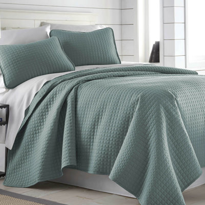 teal coverlet