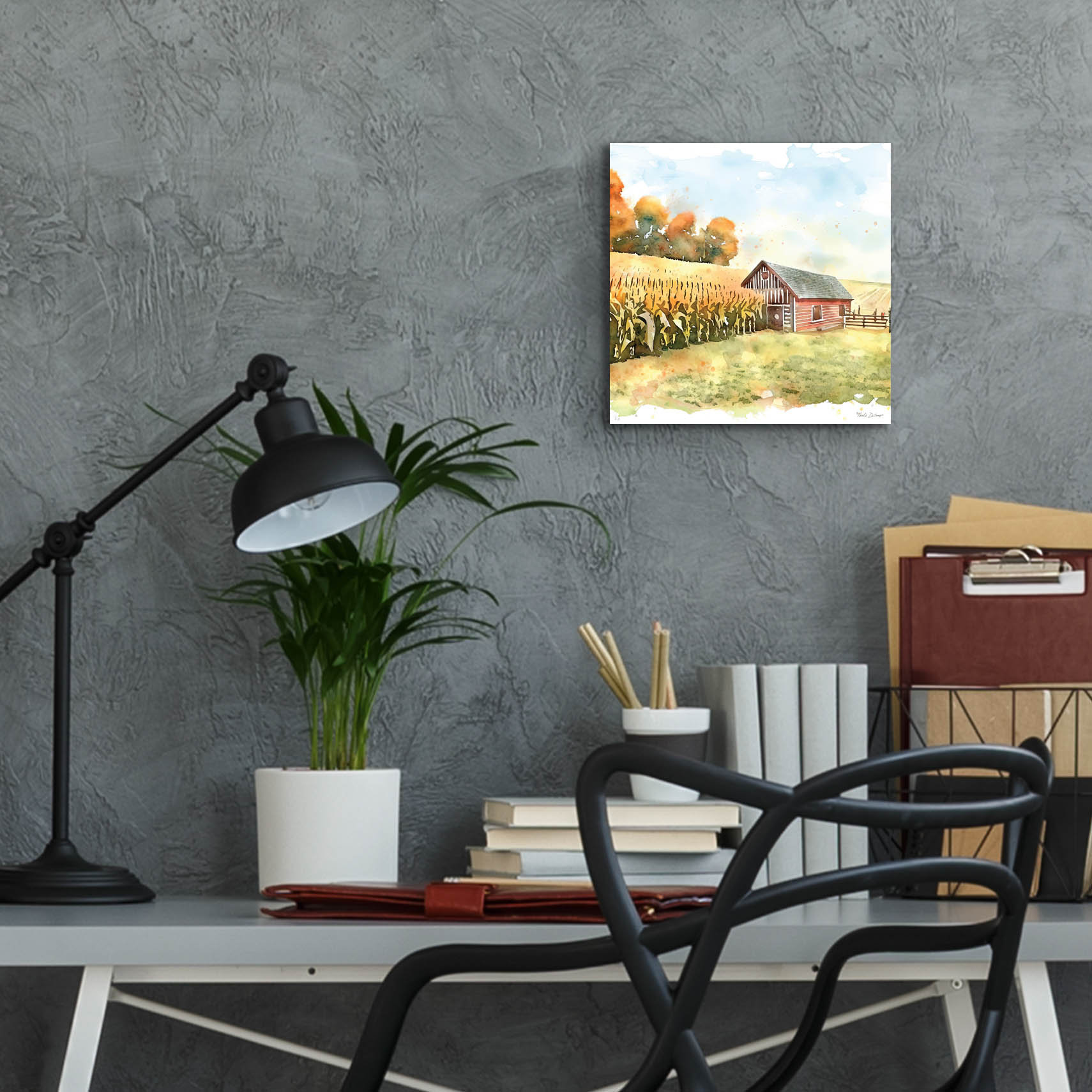 August Grove® 'Countryside Autumn Barn Iv' by Nicole DeCamp Acrylic ...
