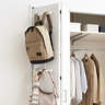 Yamazaki Home Kids' Backpack Over The Door Hanger, Two-Tiered Bookbag ...